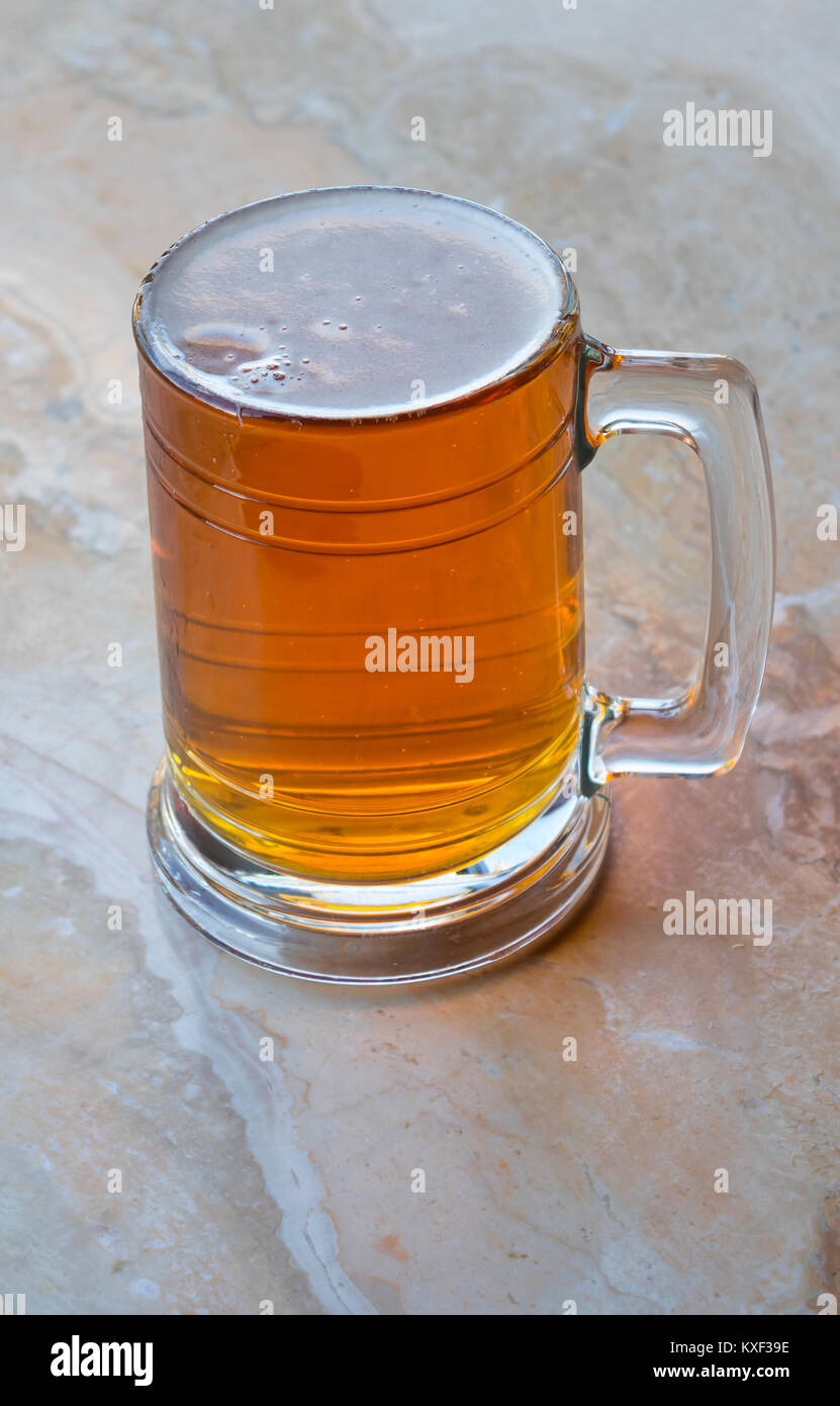 Pale ale in a beer mug Stock Photo - Alamy