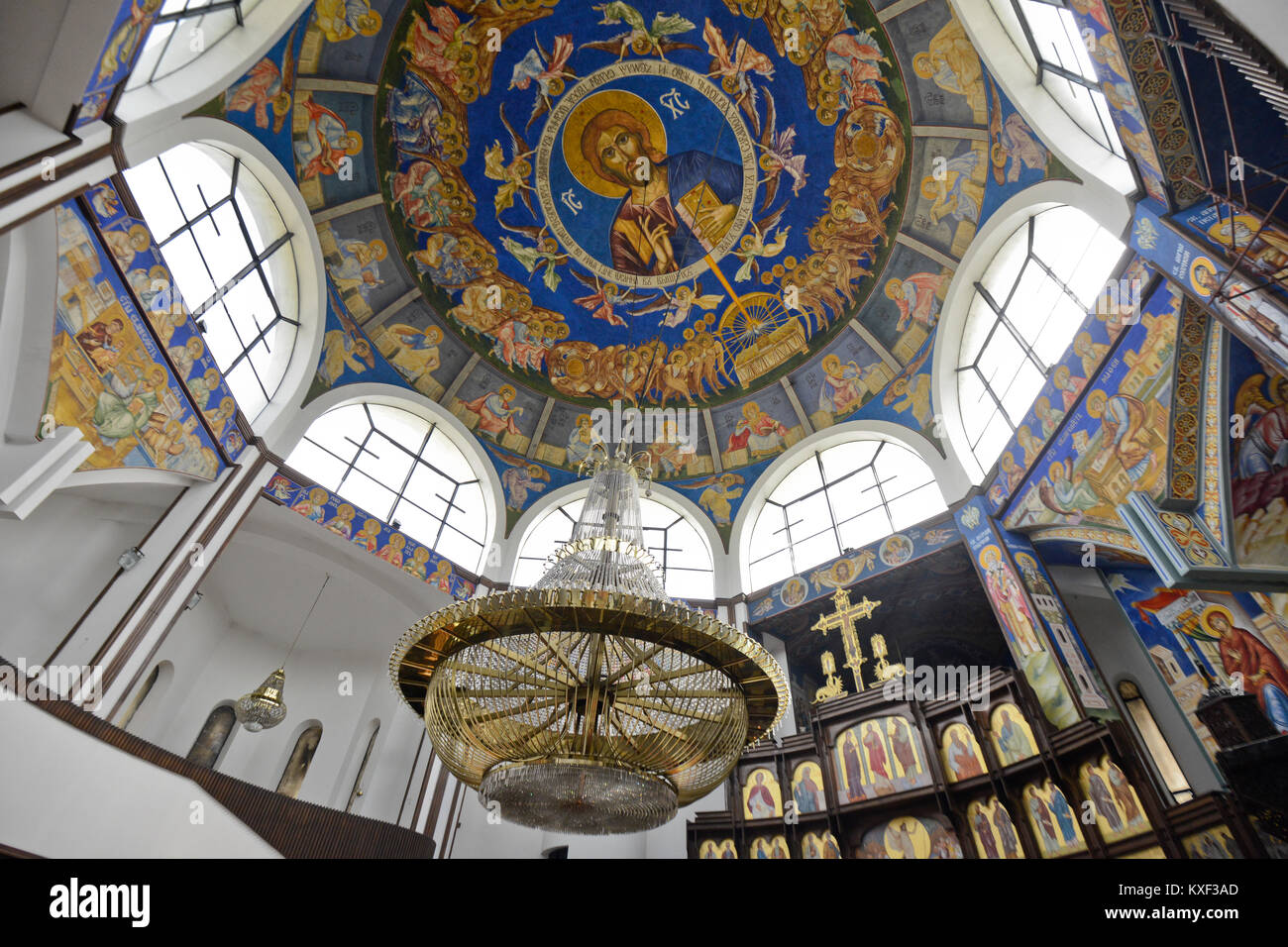 Interior of the Church of Saint Clement of Ohrid (Soborna Crkva ...