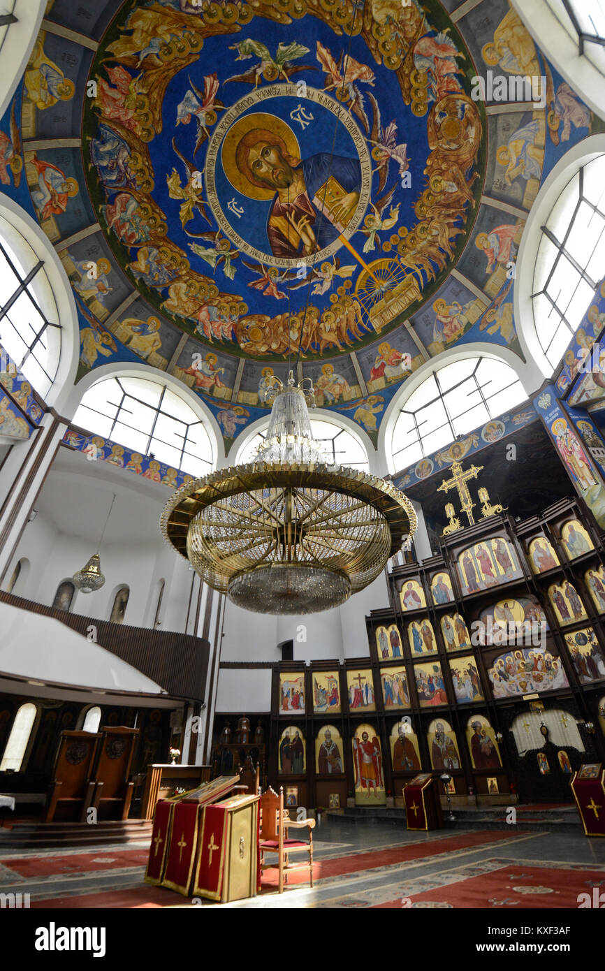 Interior of the Church of Saint Clement of Ohrid (Soborna Crkva ...