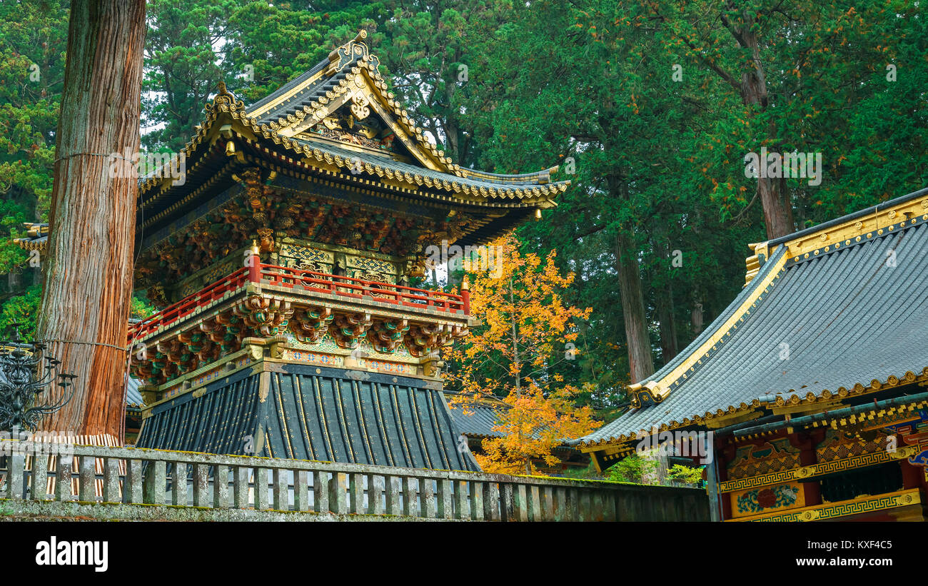 Shoro - A belfry in front of Yomeimon gate of Tosho-gu shrine in Nikko ...