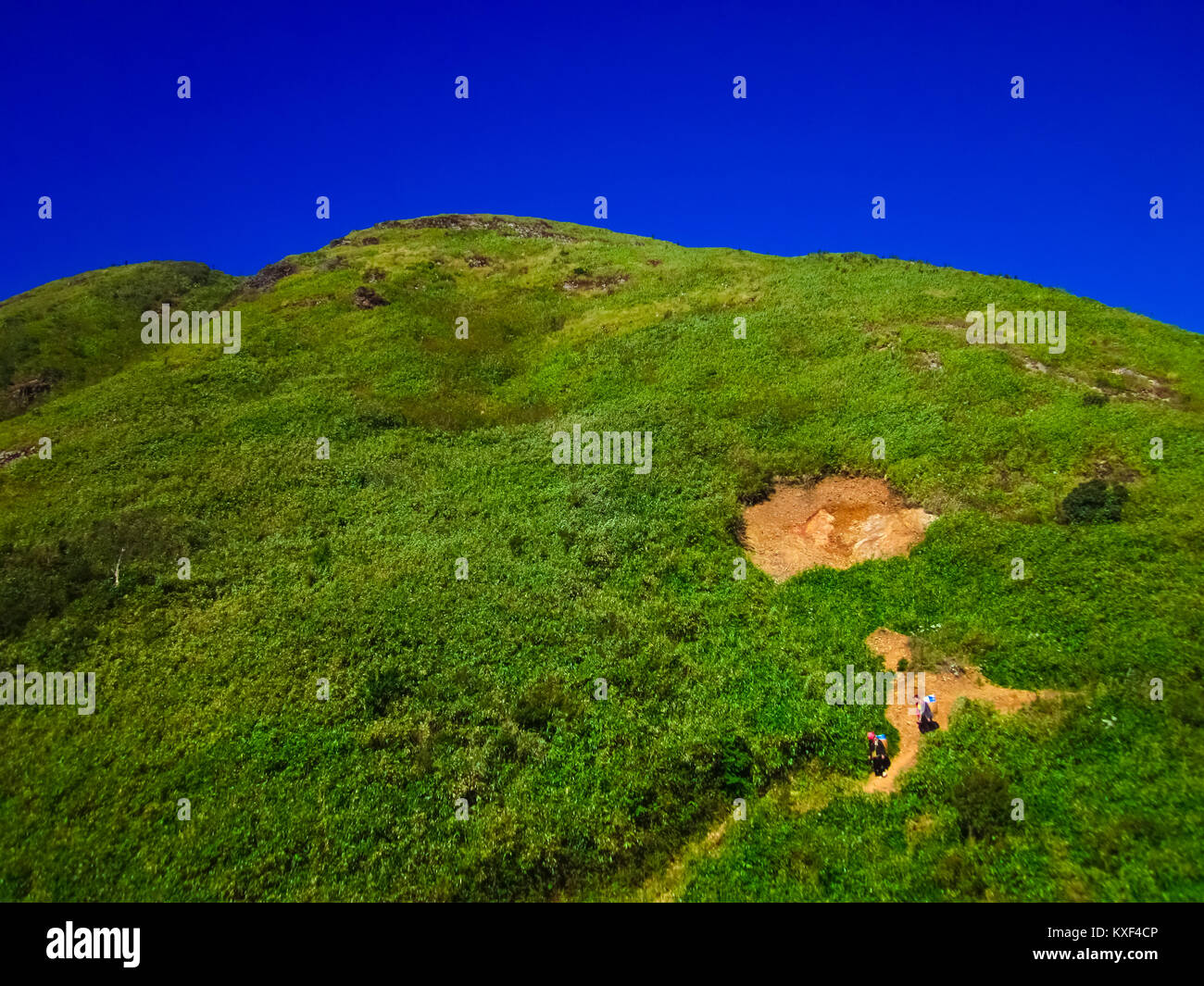 The summit beautiful landscape of Fan Si Pan or Phan Xi Pang mountain ...