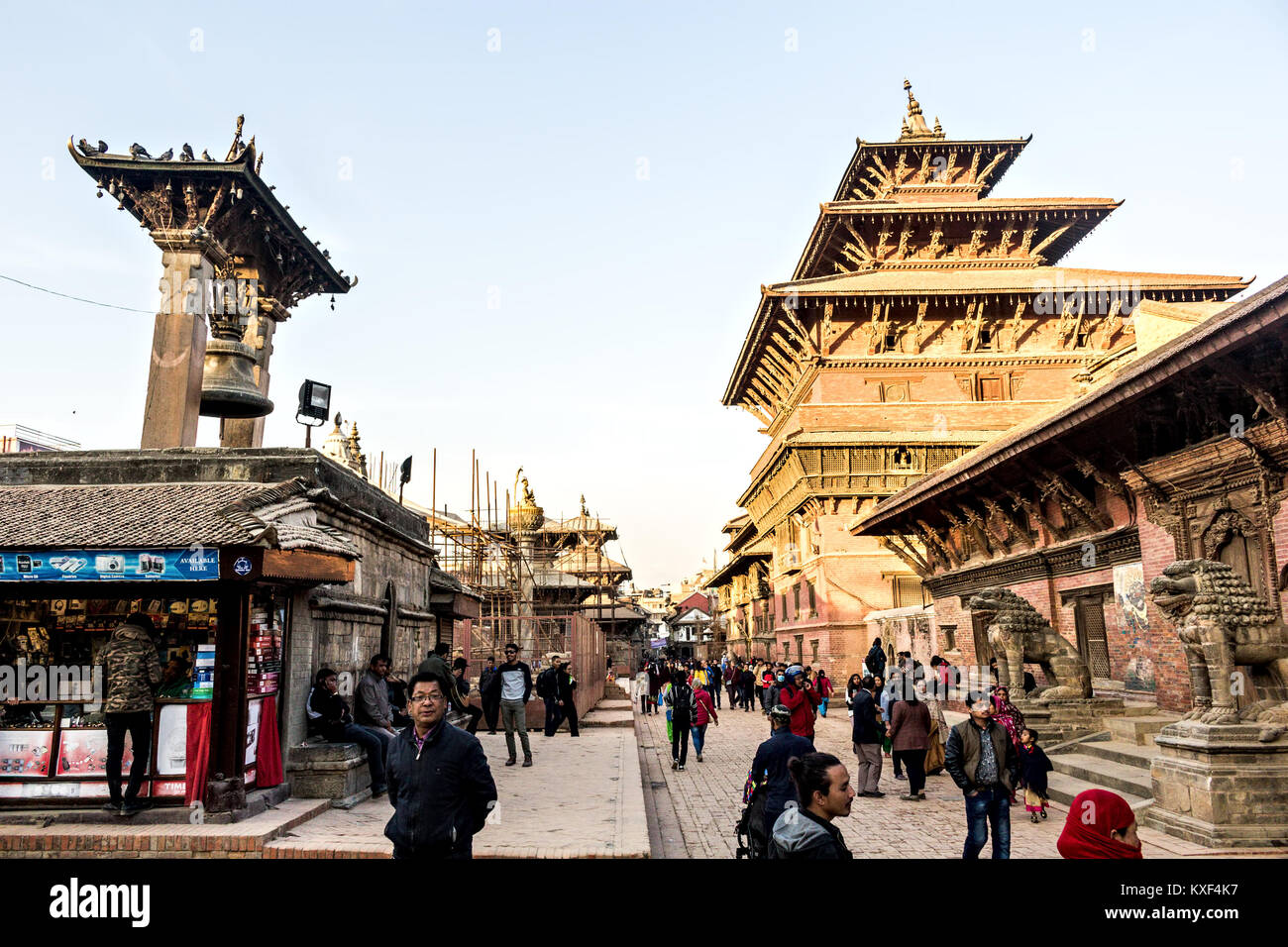 patan durbar square complex, patan, lalitpur Stock Photo - Alamy