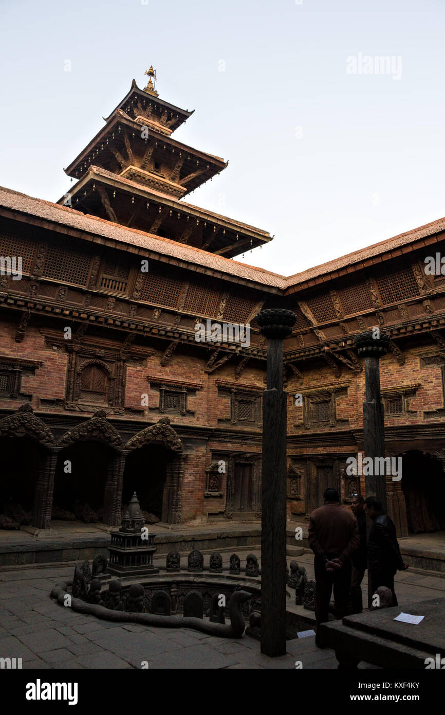 architectural details, sundari chowk, patan, nepal Stock Photo - Alamy
