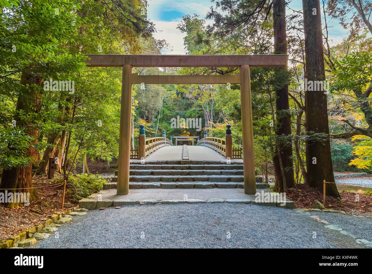 Ise Jingu Naiku(Ise Grand shrine - inner shrine) in Ise City, Mie ...