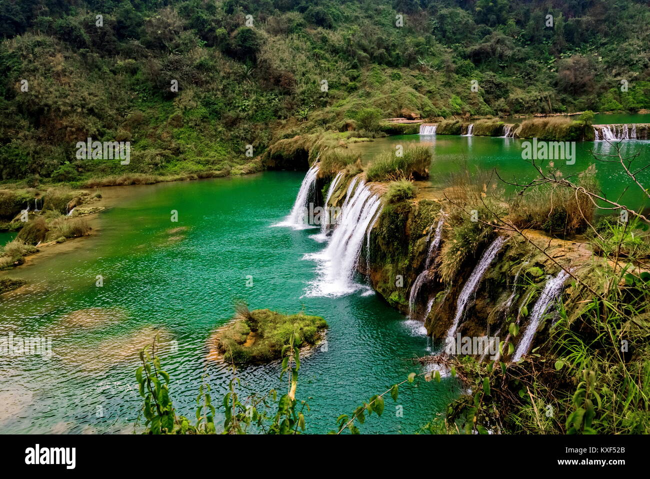 The Jiulong (nine dragon )waterfall yunnan, china Stock Photo - Alamy