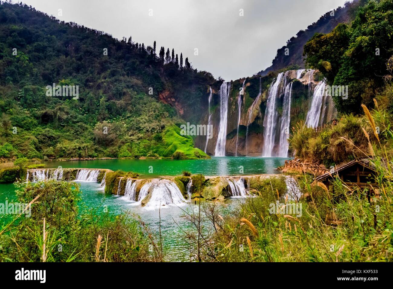 The Jiulong (nine dragon )waterfall yunnan, china Stock Photo - Alamy