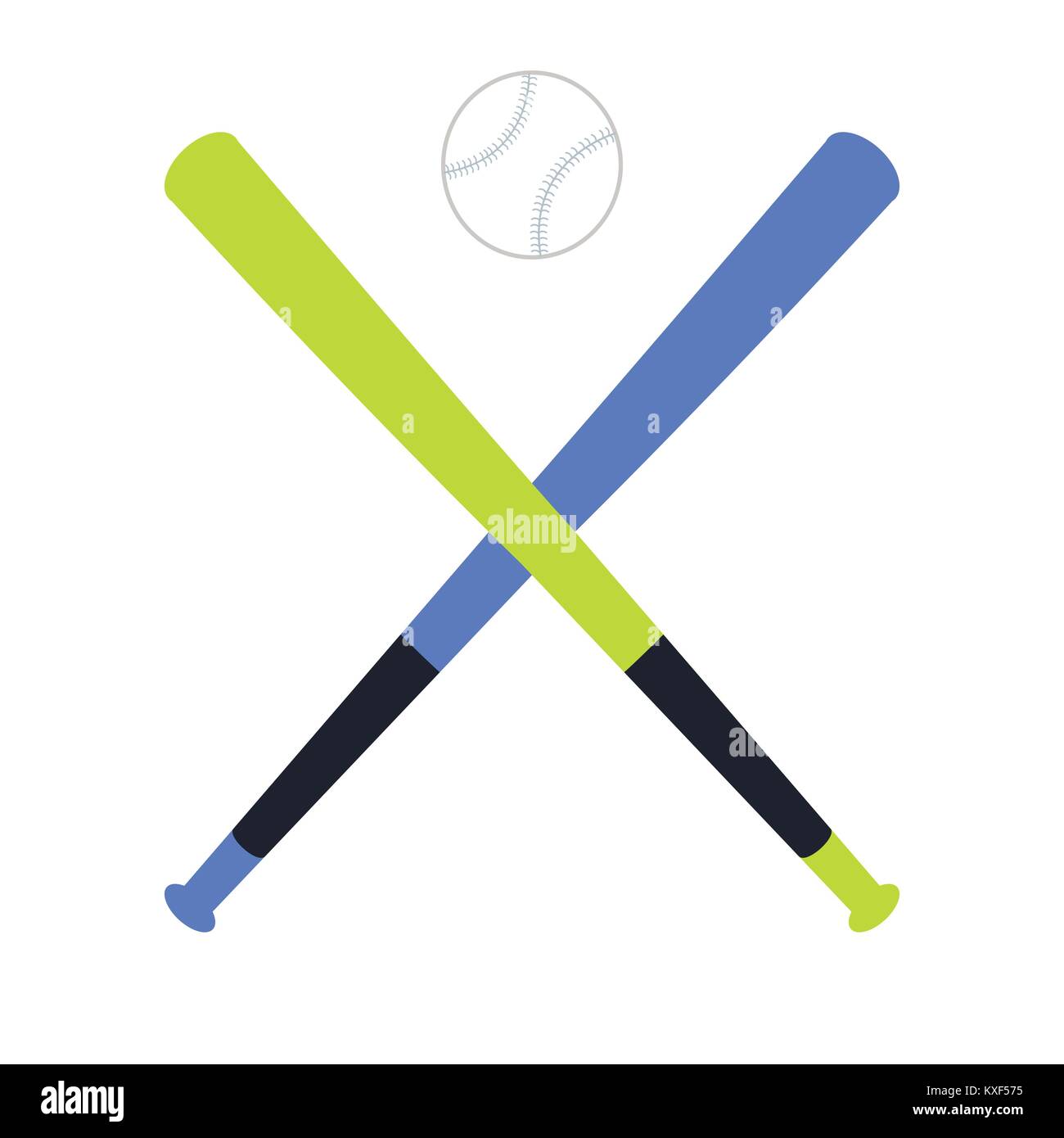 Realistic baseball ball bat Cut Out Stock Images & Pictures - Alamy