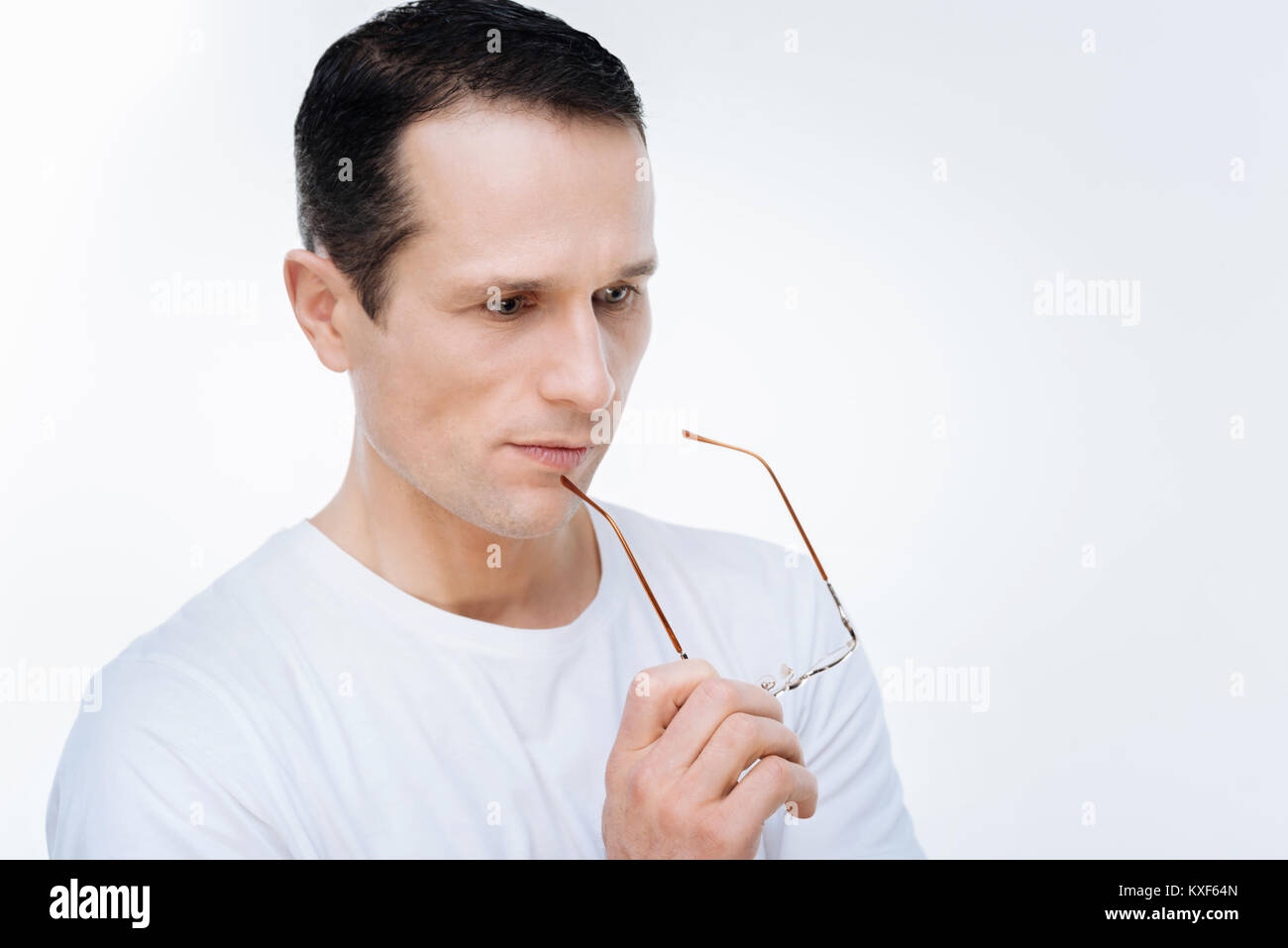 Biting glasses hi-res stock photography and images - Alamy