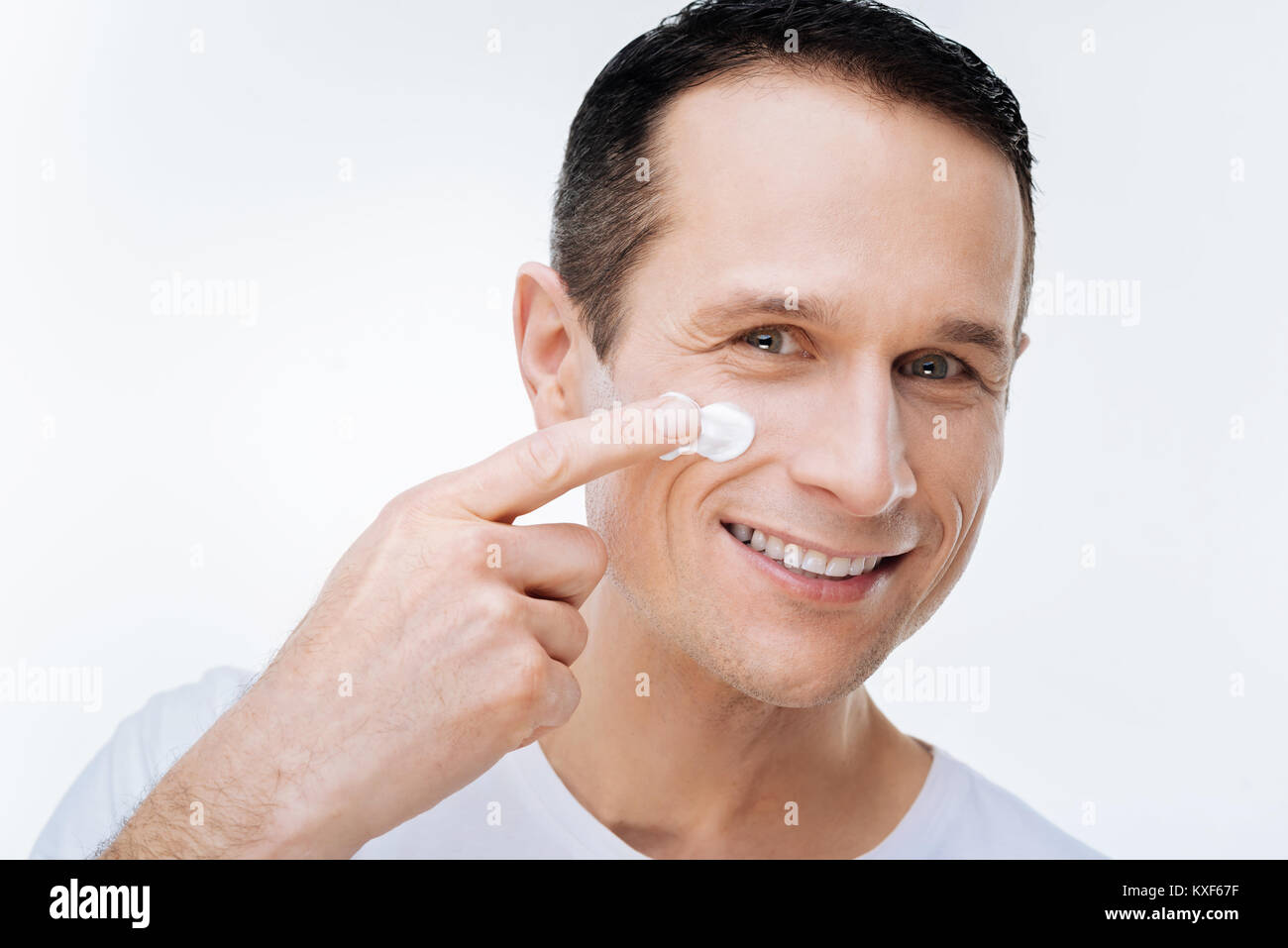 Nice positive man using hi-res stock photography and images - Alamy