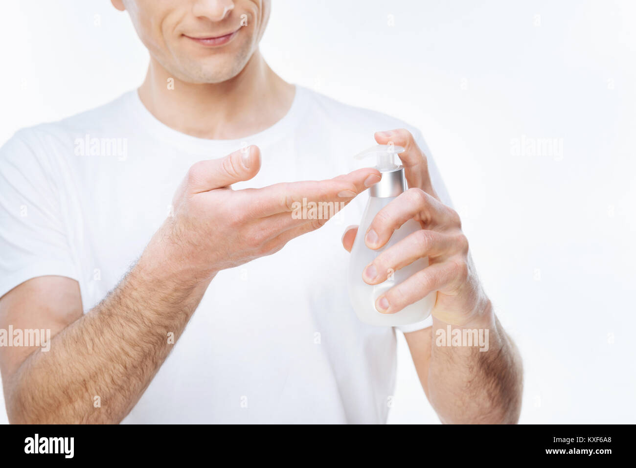 Close up of soap being in use Stock Photo - Alamy