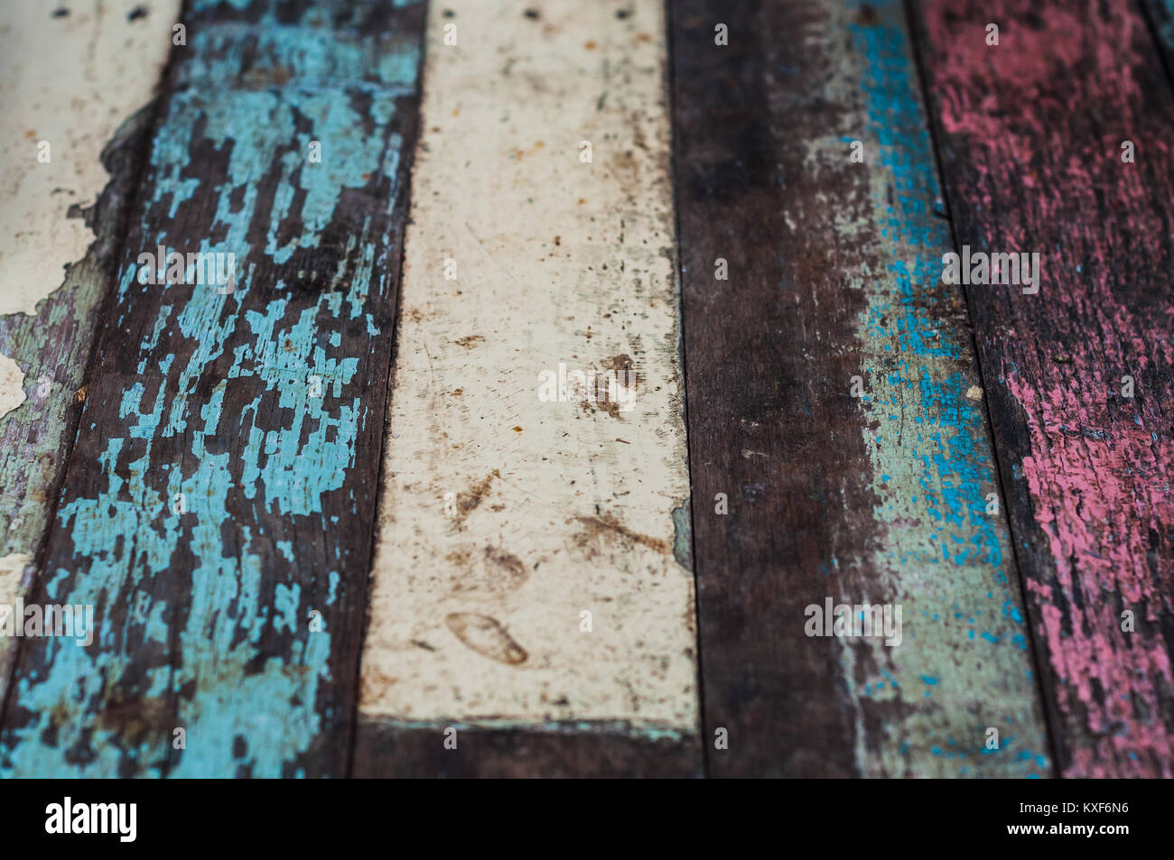 Old painted plank wood surface Stock Photo - Alamy