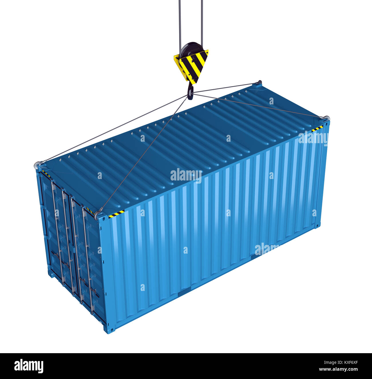 Hoisted by crane Cut Out Stock Images & Pictures - Alamy