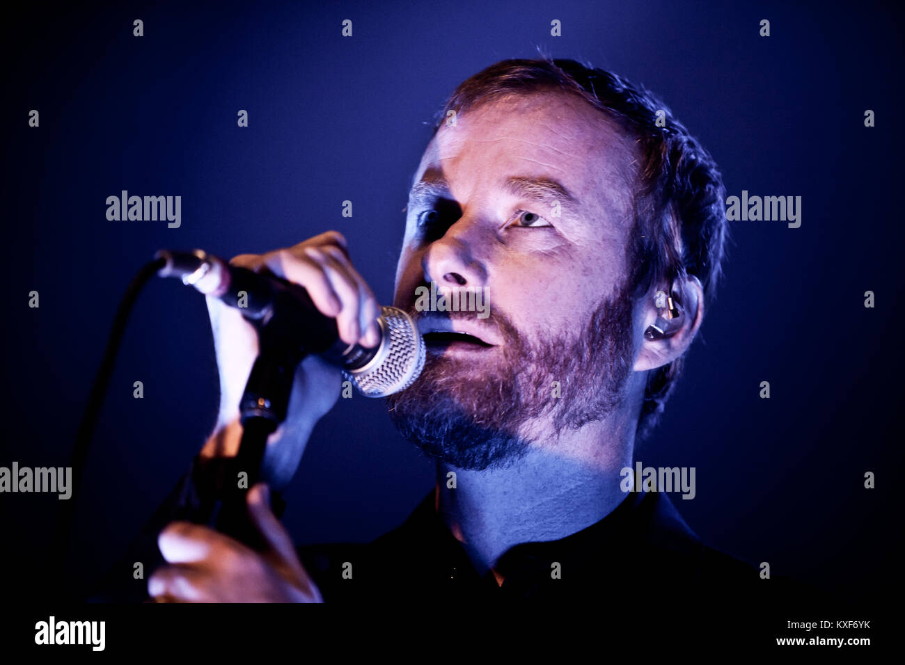 The American indie rock band The National performs a live concert at KB ...