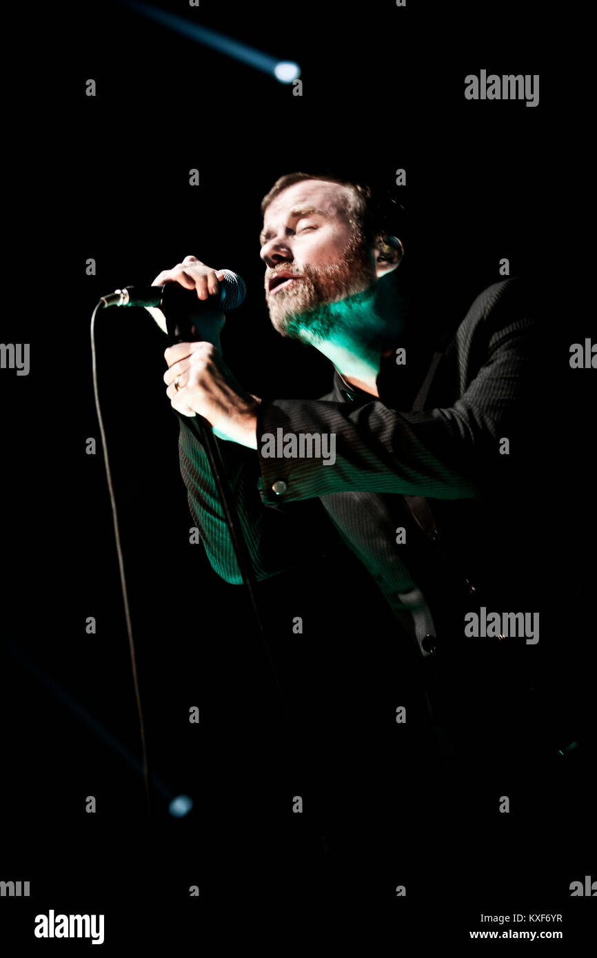 The American indie rock band The National performs a live concert at KB ...