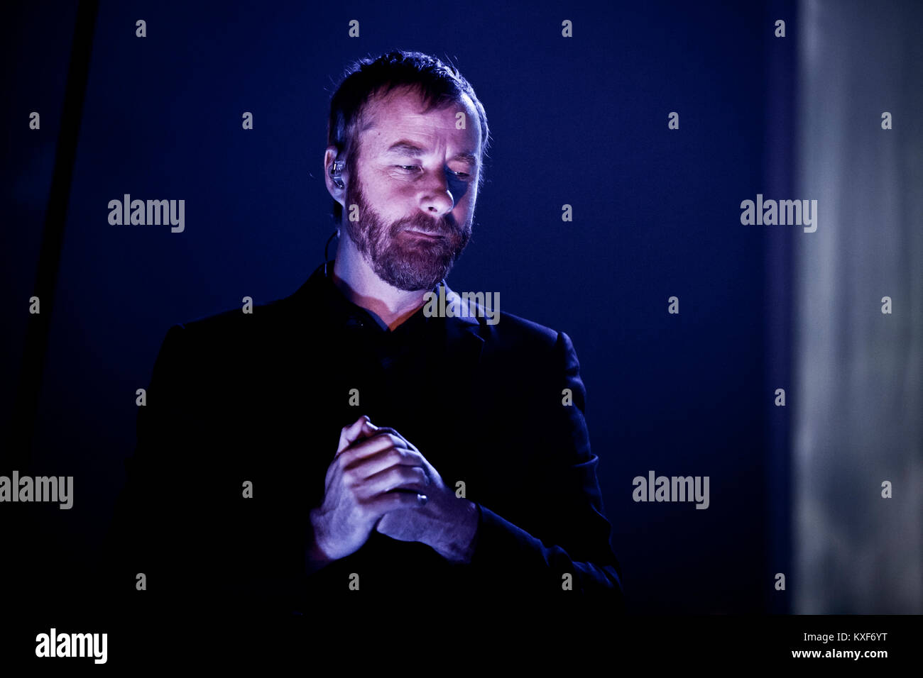 The American indie rock band The National performs a live concert at KB ...