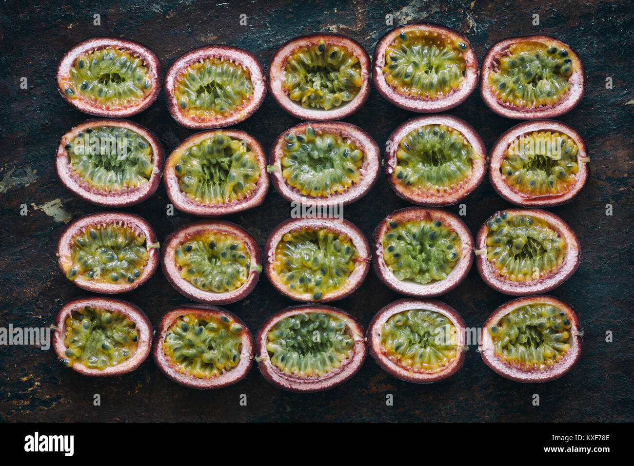Fruit cut in half hi-res stock photography and images - Alamy