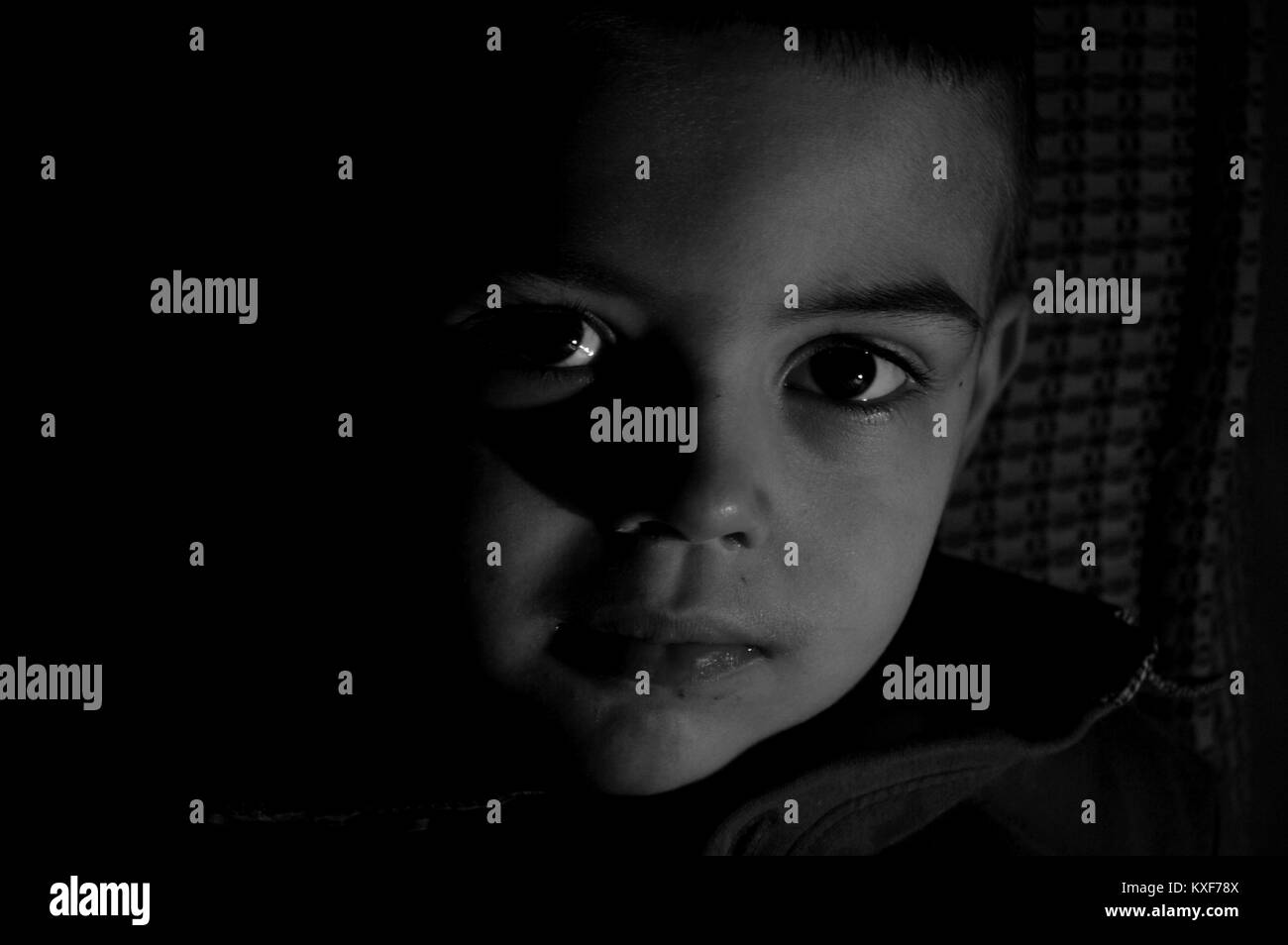 One boy Black and White Stock Photos & Images - Alamy