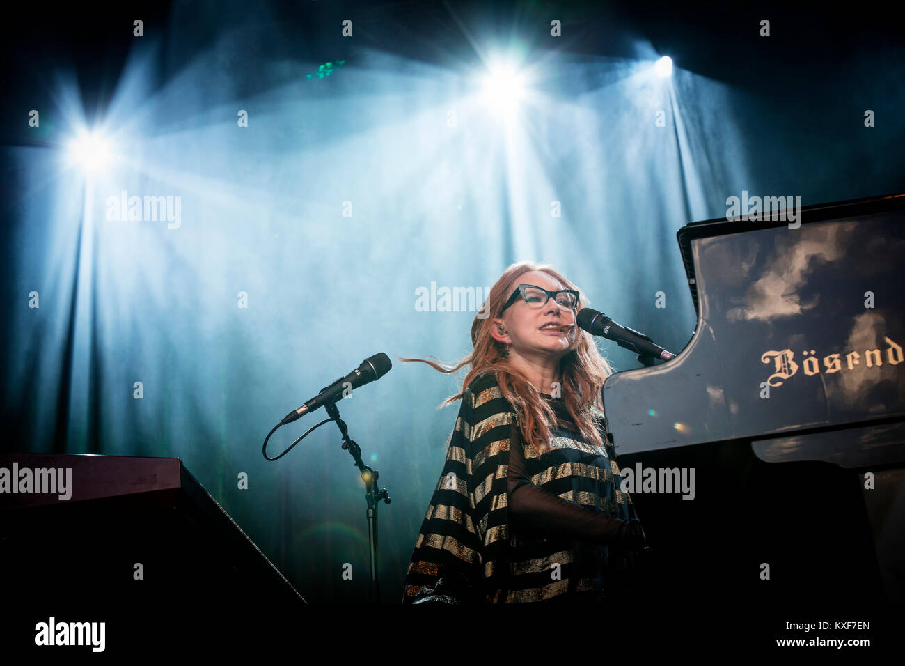 The American singer, songwriter and pianist Tori Amos performs a live ...