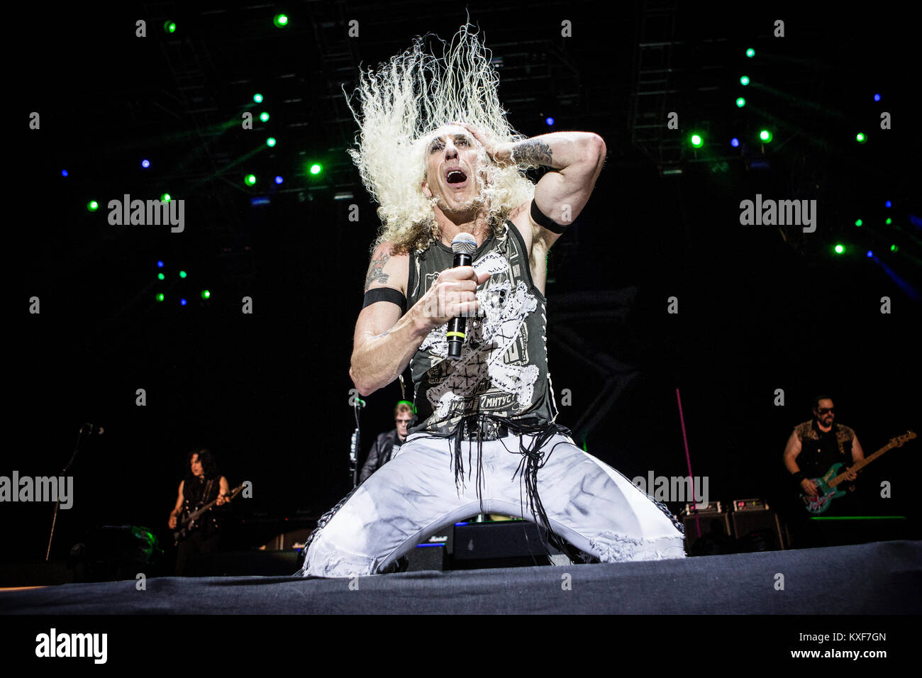 The American heavy metal band Twisted Sister performs a live concert at ...