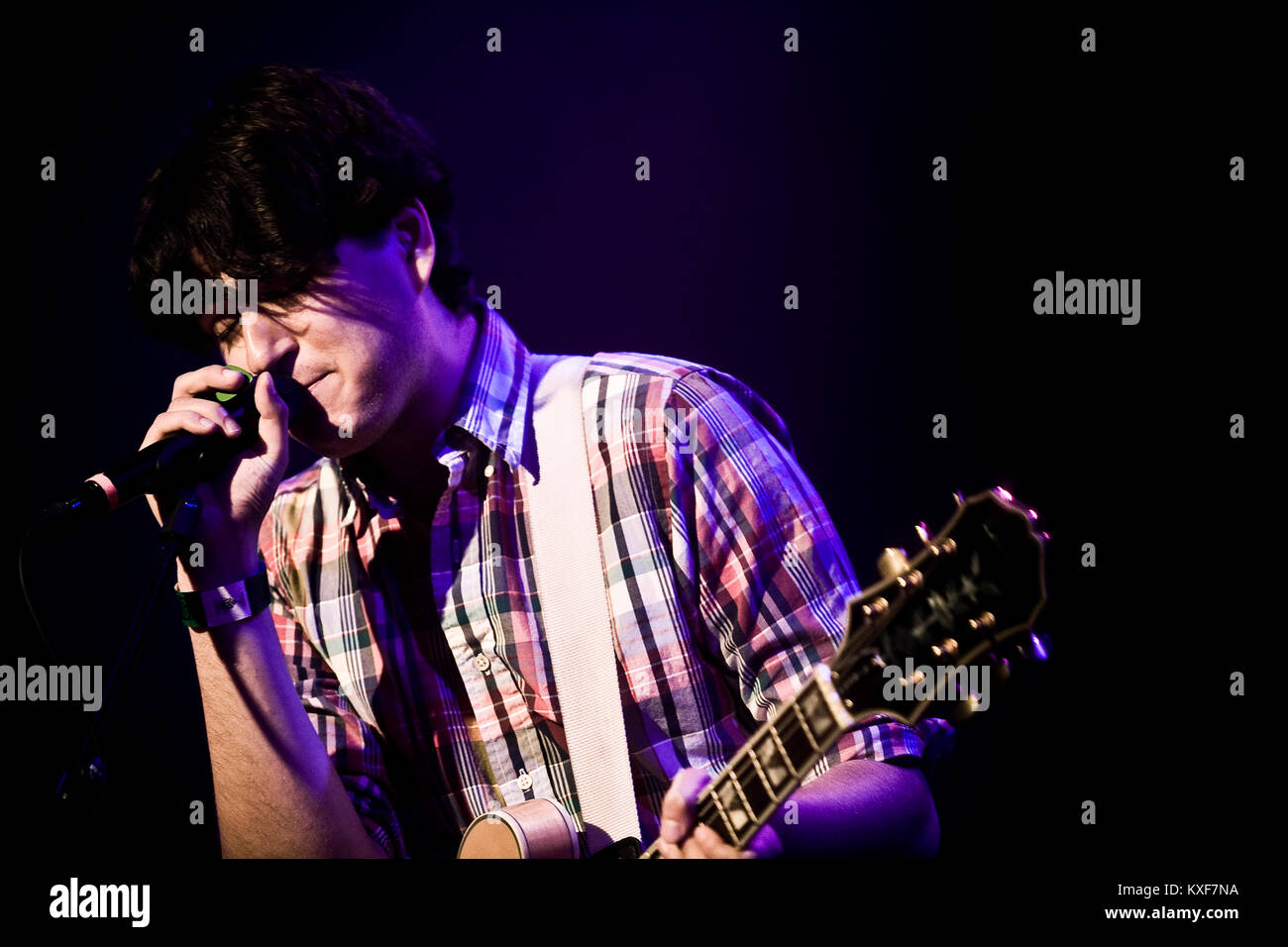 The American indie-rock band Vampire Weekend performs a live concert at ...