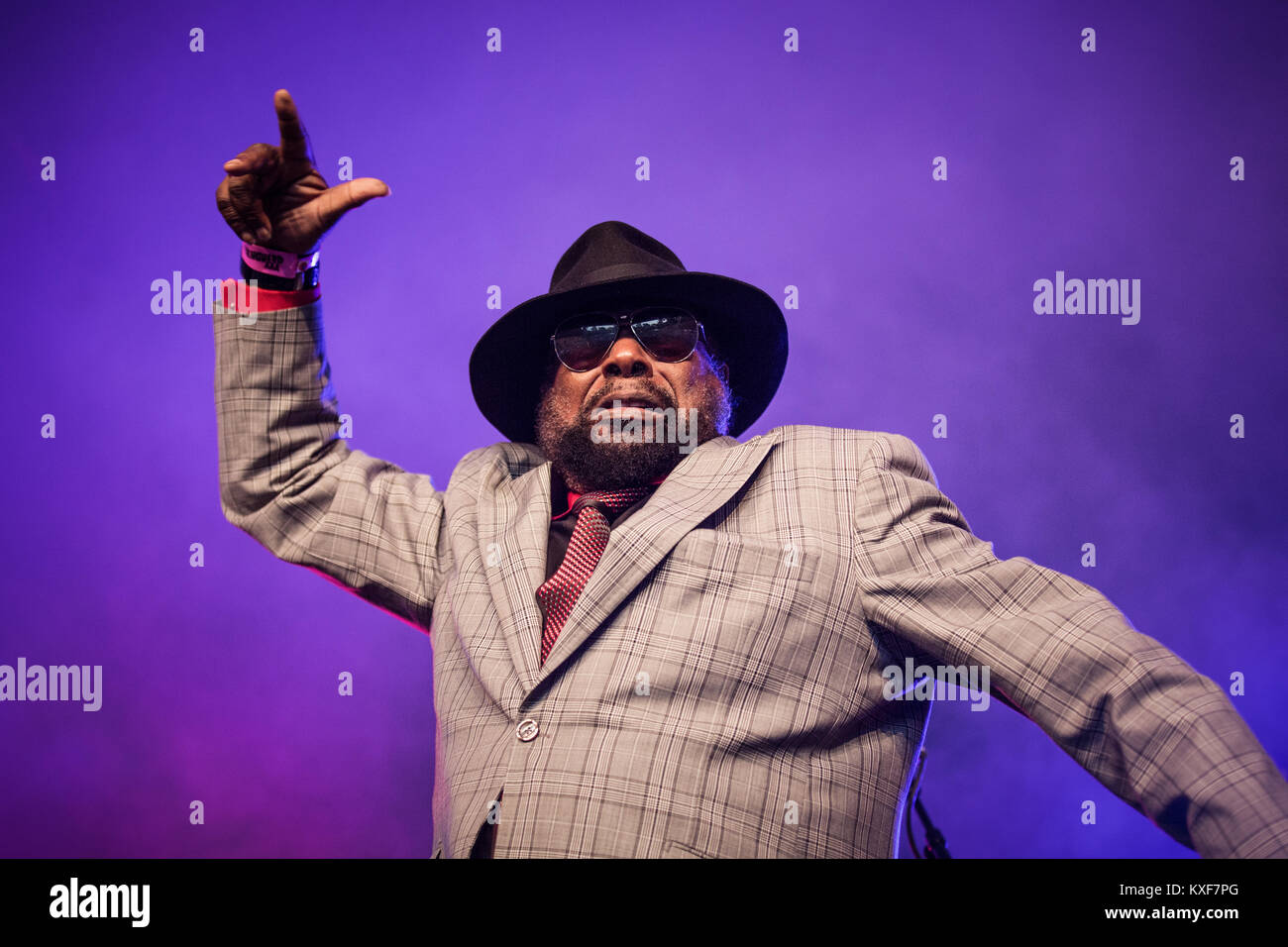 The American P-Funk legend, singer and musician George Clinton performs ...