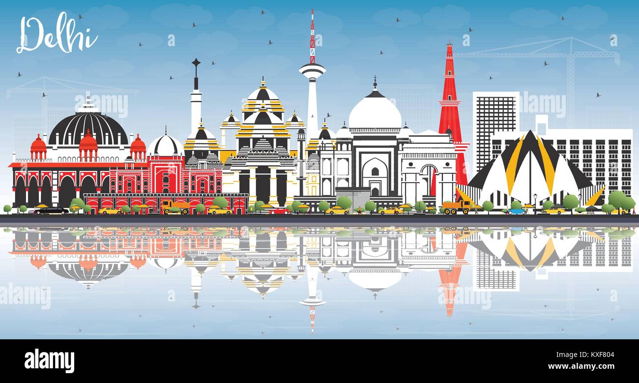 India city skyscraper Stock Vector Images - Alamy