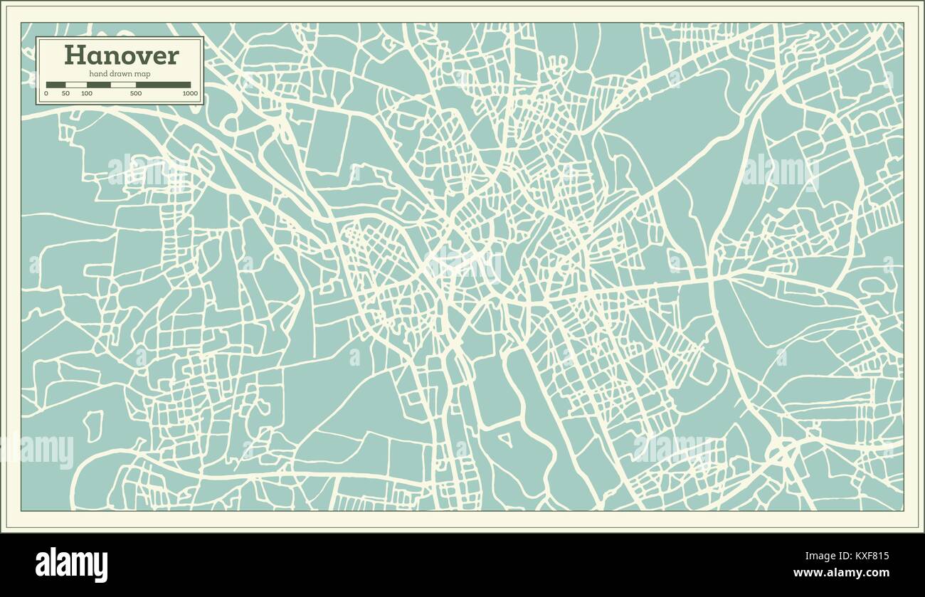 Map Of Hannover High Resolution Stock Photography and Images - Alamy