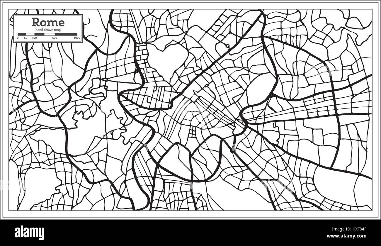 Rome italy white color Stock Vector Images - Alamy