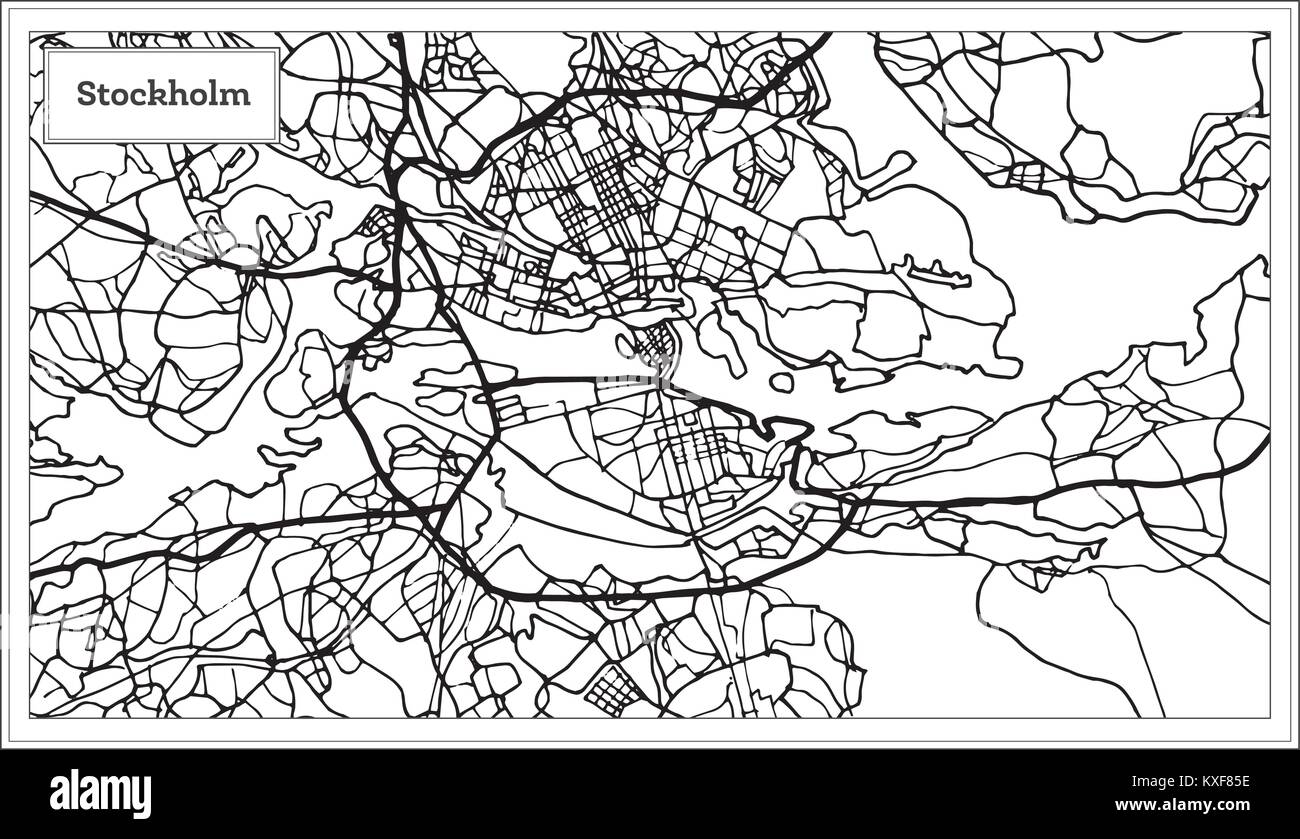 Map Stockholm Capital City High Resolution Stock Photography and Images ...