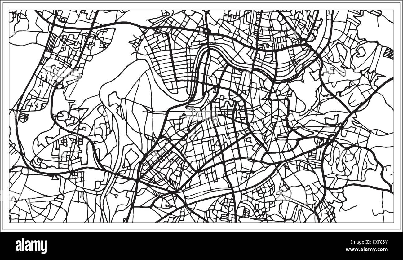 Map lithuania in europe Stock Vector Images - Alamy