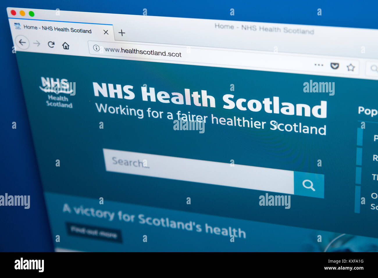 Nhs scotland logo hi-res stock photography and images - Alamy