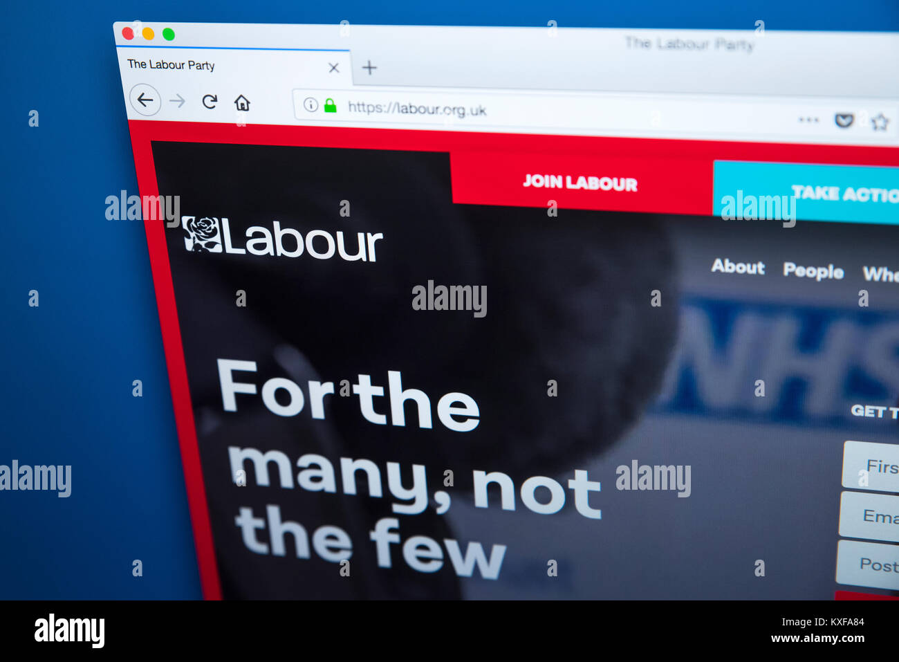 Official logo of the uk labour party hi-res stock photography and ...