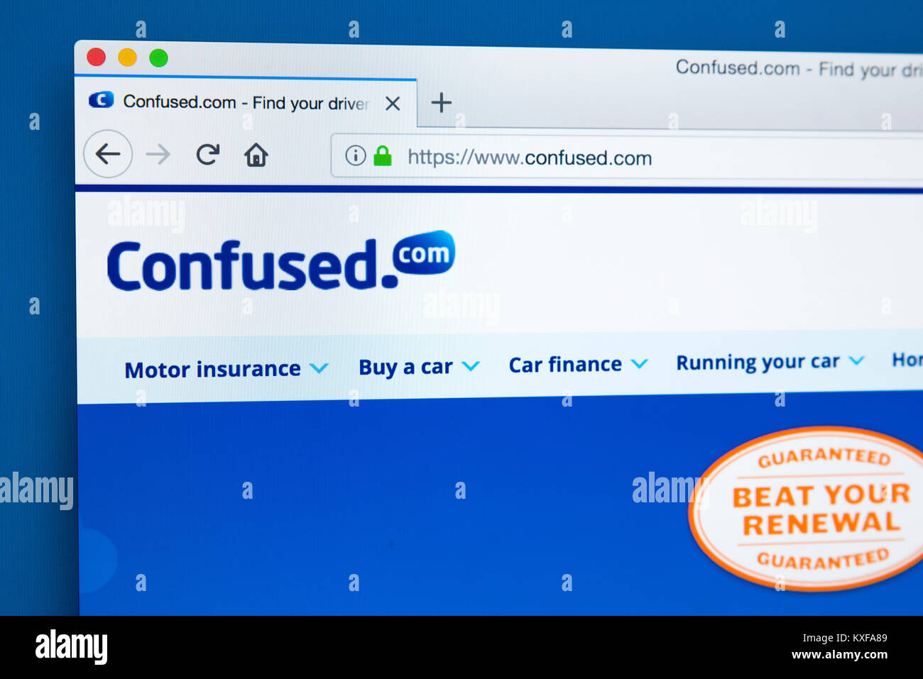Confused com insurance hi-res stock photography and images - Alamy