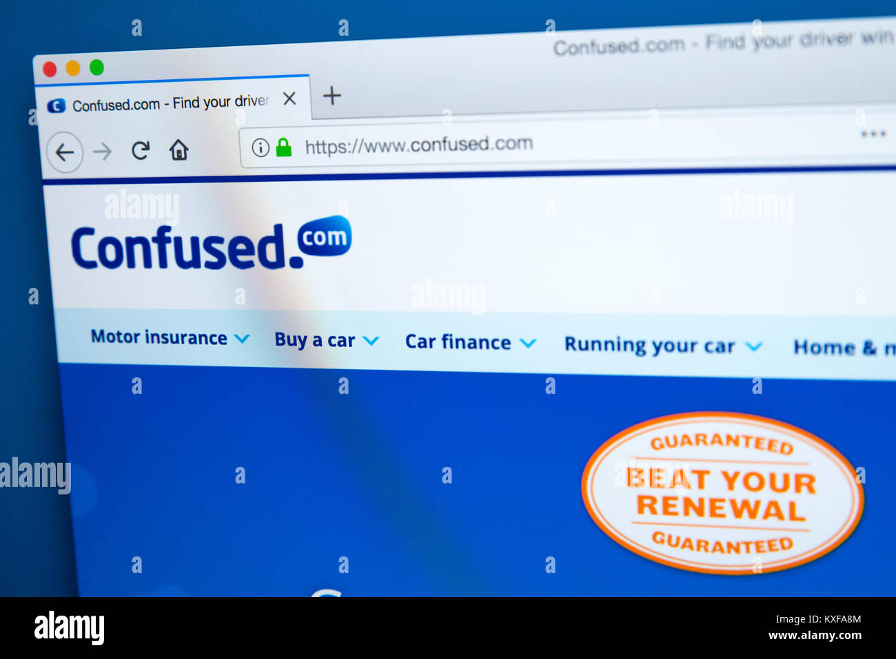 Confused com logo hi-res stock photography and images - Alamy