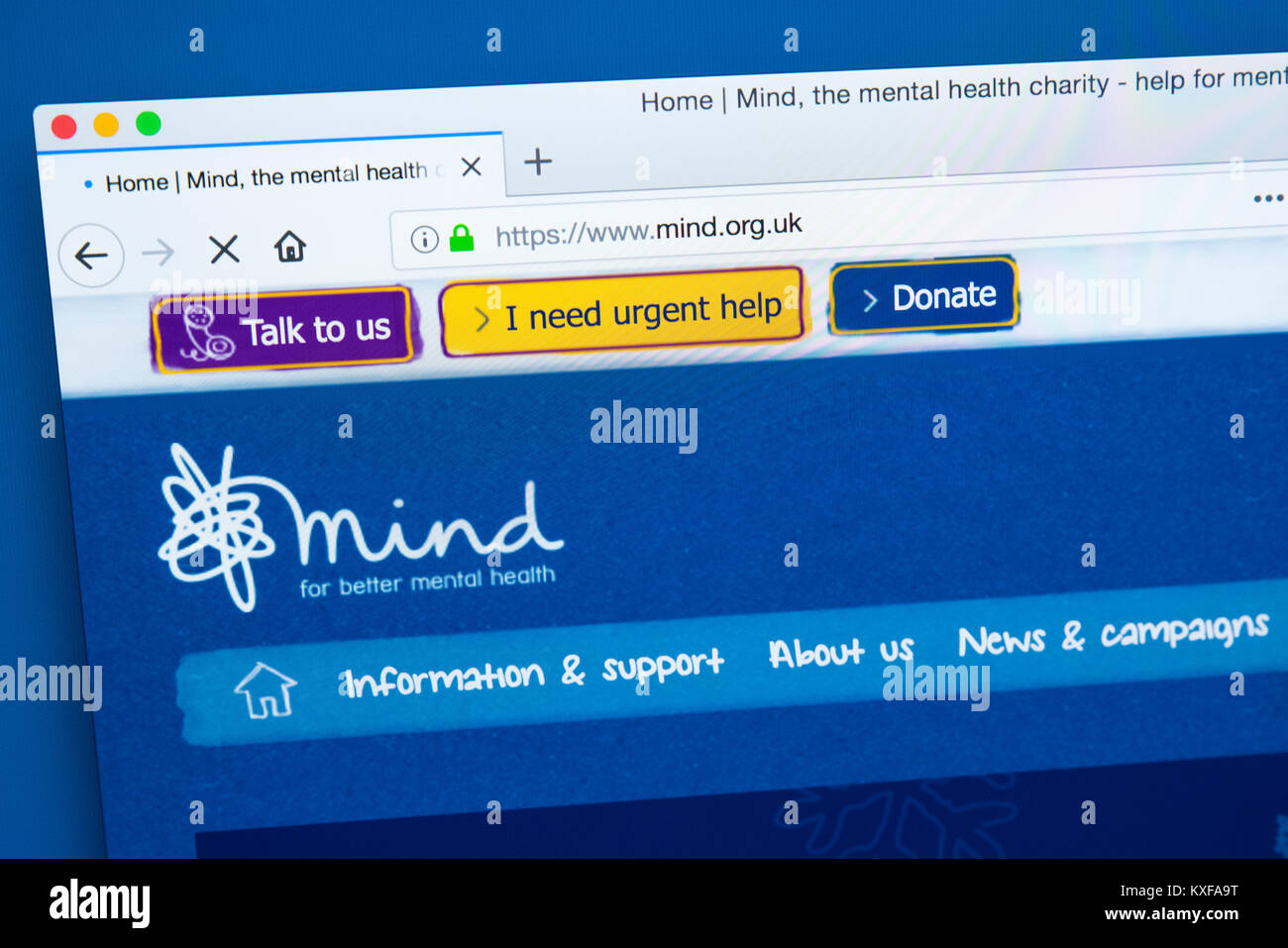 Mind mental health charity logo hi-res stock photography and images - Alamy