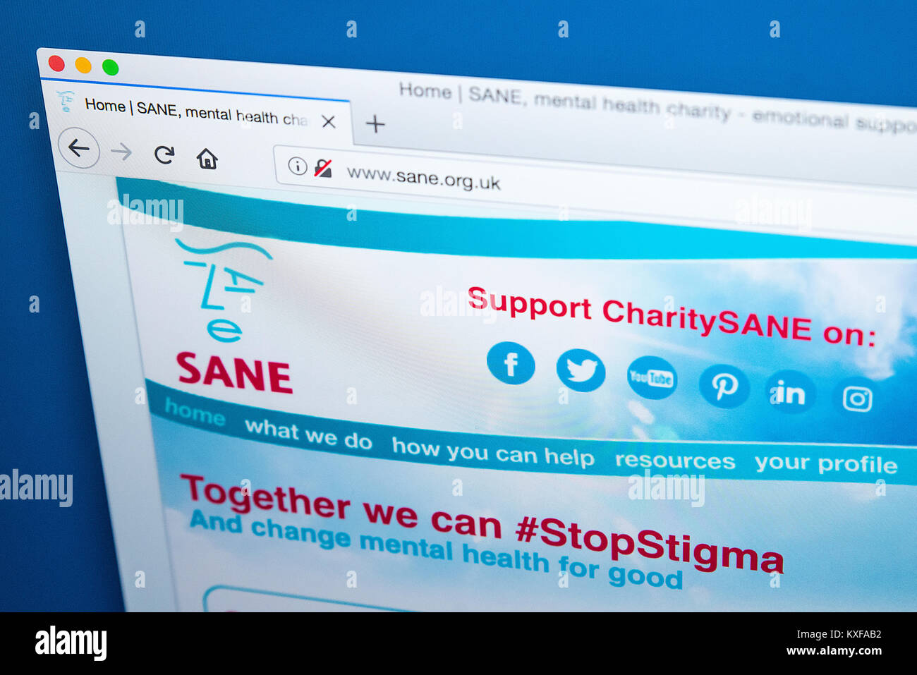 Sanity logo hi-res stock photography and images - Alamy