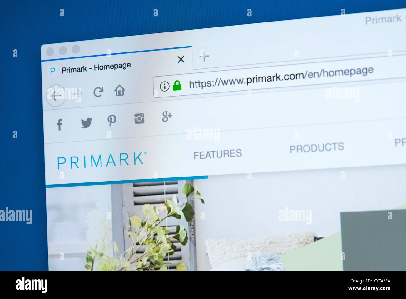 Primark homepage hi-res stock photography and images - Alamy
