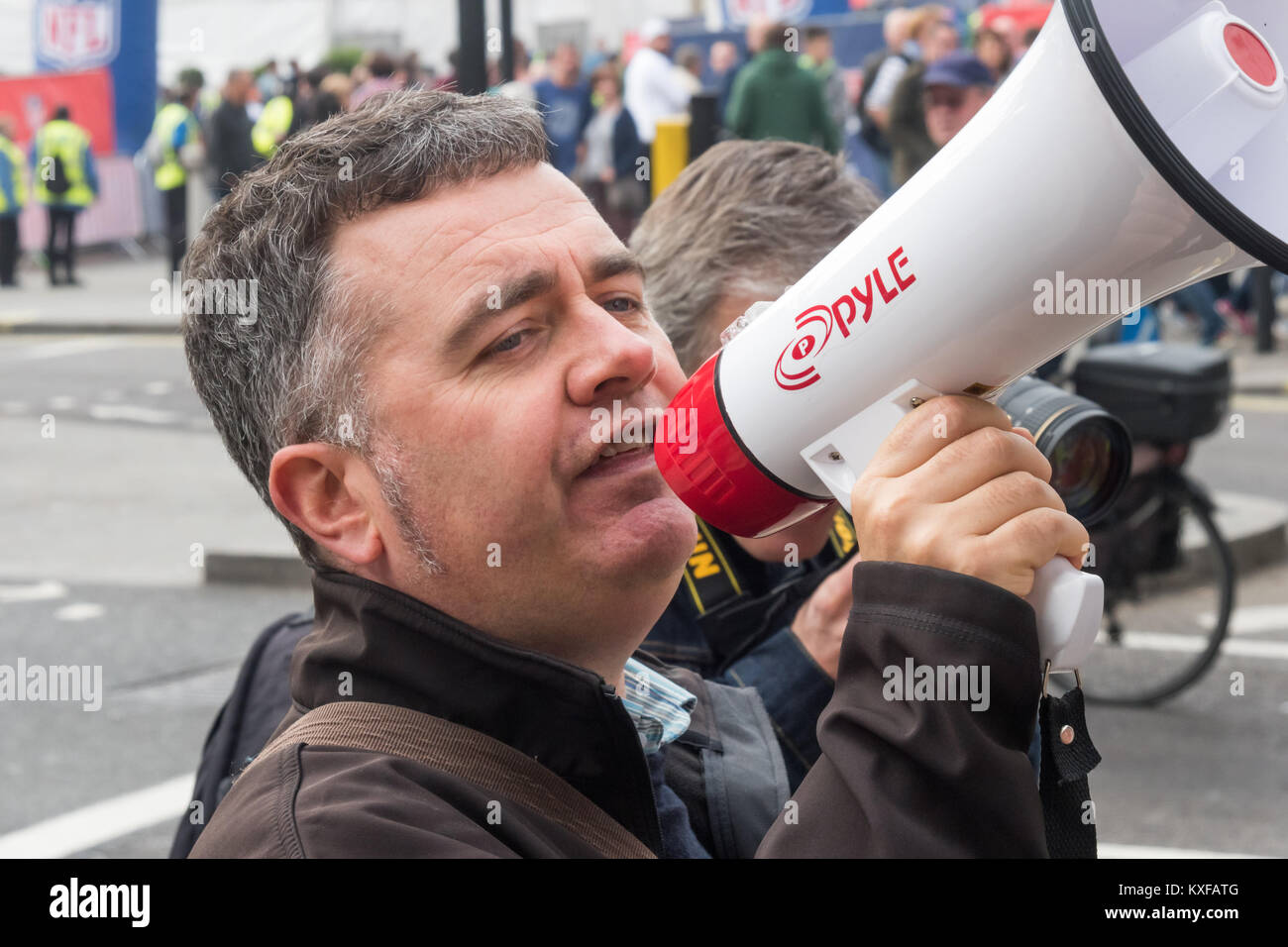 Dominic Dyer leads the Global March for Elephants and Rhinos in London ...
