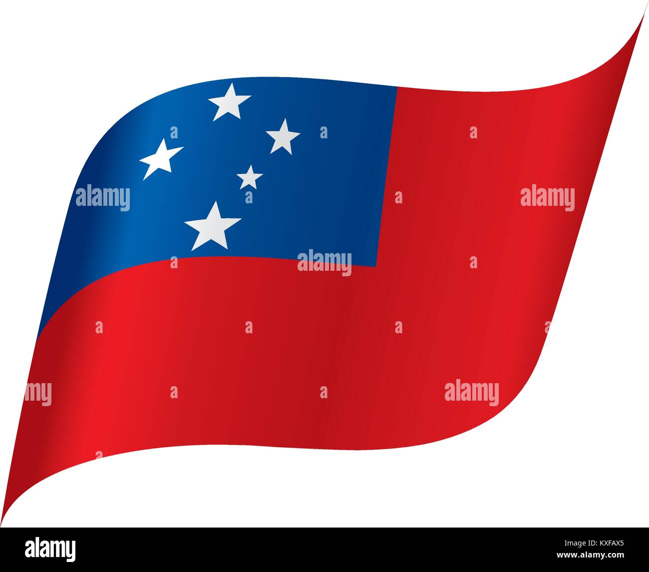 Samoa flag, vector illustration Stock Vector Image & Art - Alamy