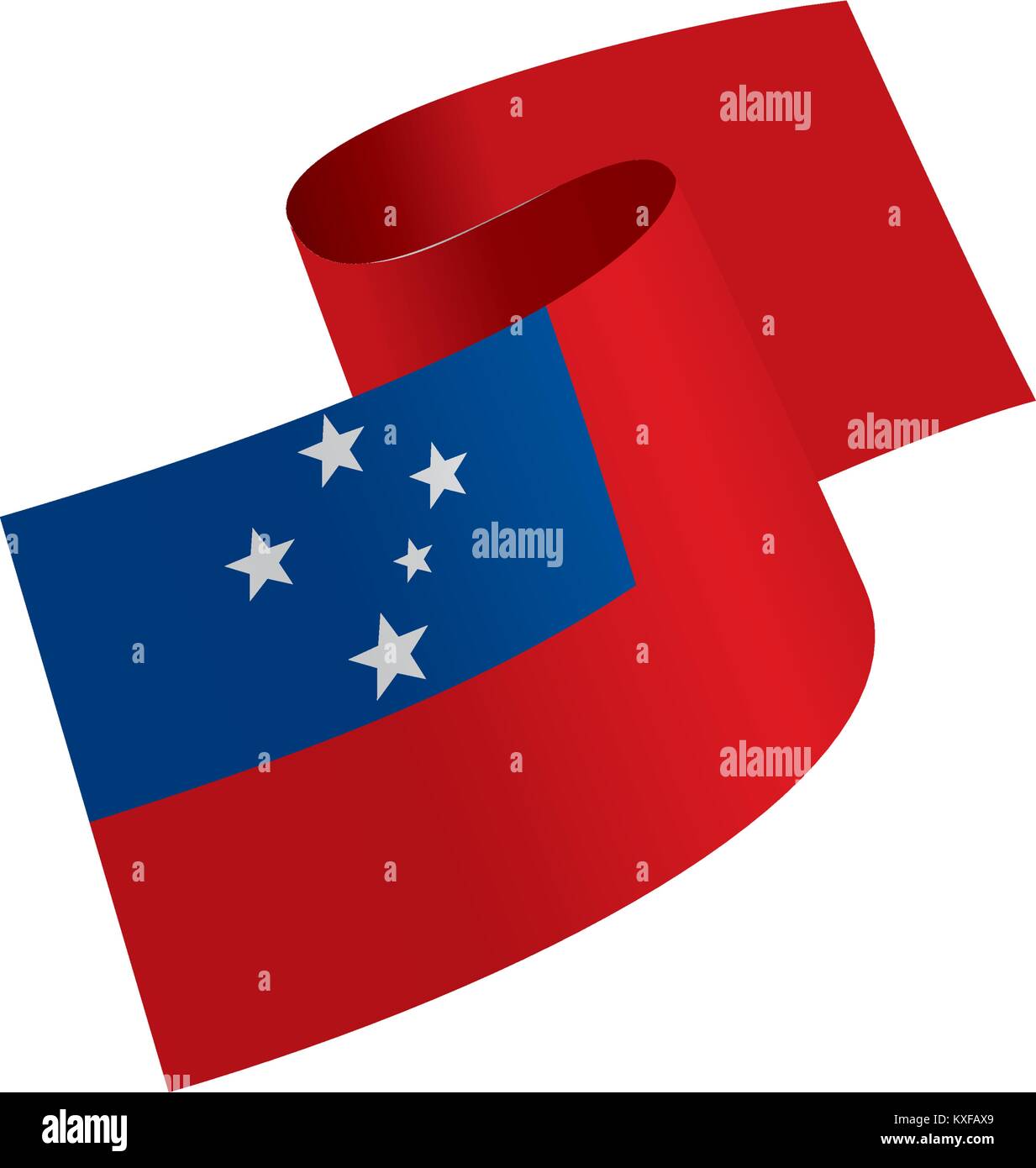 Samoa flag, vector illustration Stock Vector Image & Art - Alamy