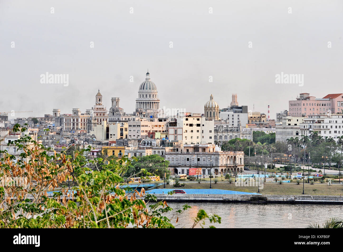 HAVANA, CUBA, MAY 11, 2009. A panorama of Havana, Cuba, on May 11th ...