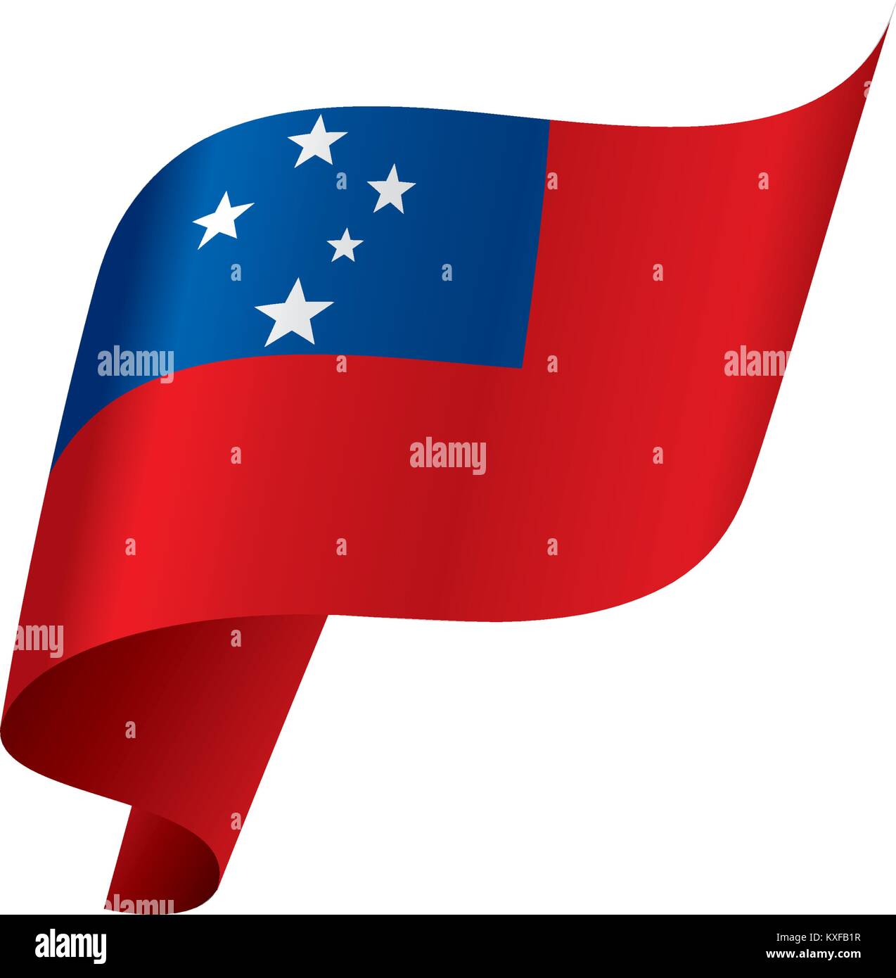 Samoa flag, vector illustration Stock Vector Image & Art - Alamy