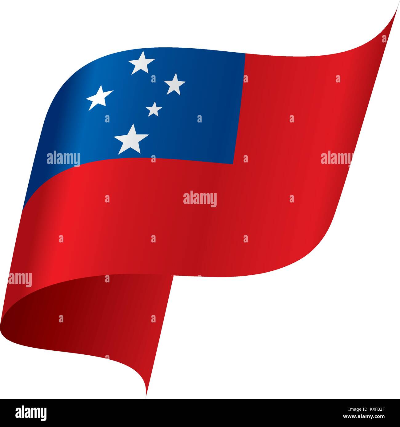 Samoa flag, vector illustration Stock Vector Image & Art - Alamy