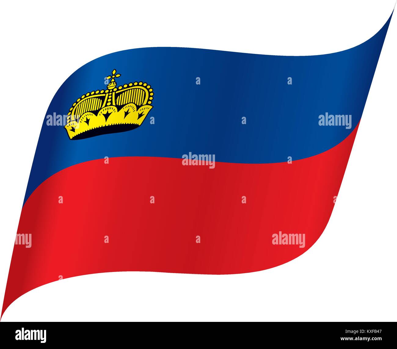 liechtenstein flag, vector illustration Stock Vector Image & Art - Alamy