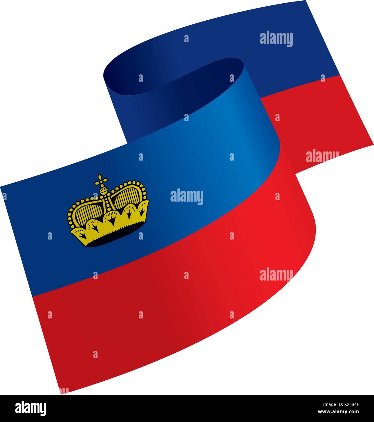 liechtenstein flag, vector illustration Stock Vector Image & Art - Alamy