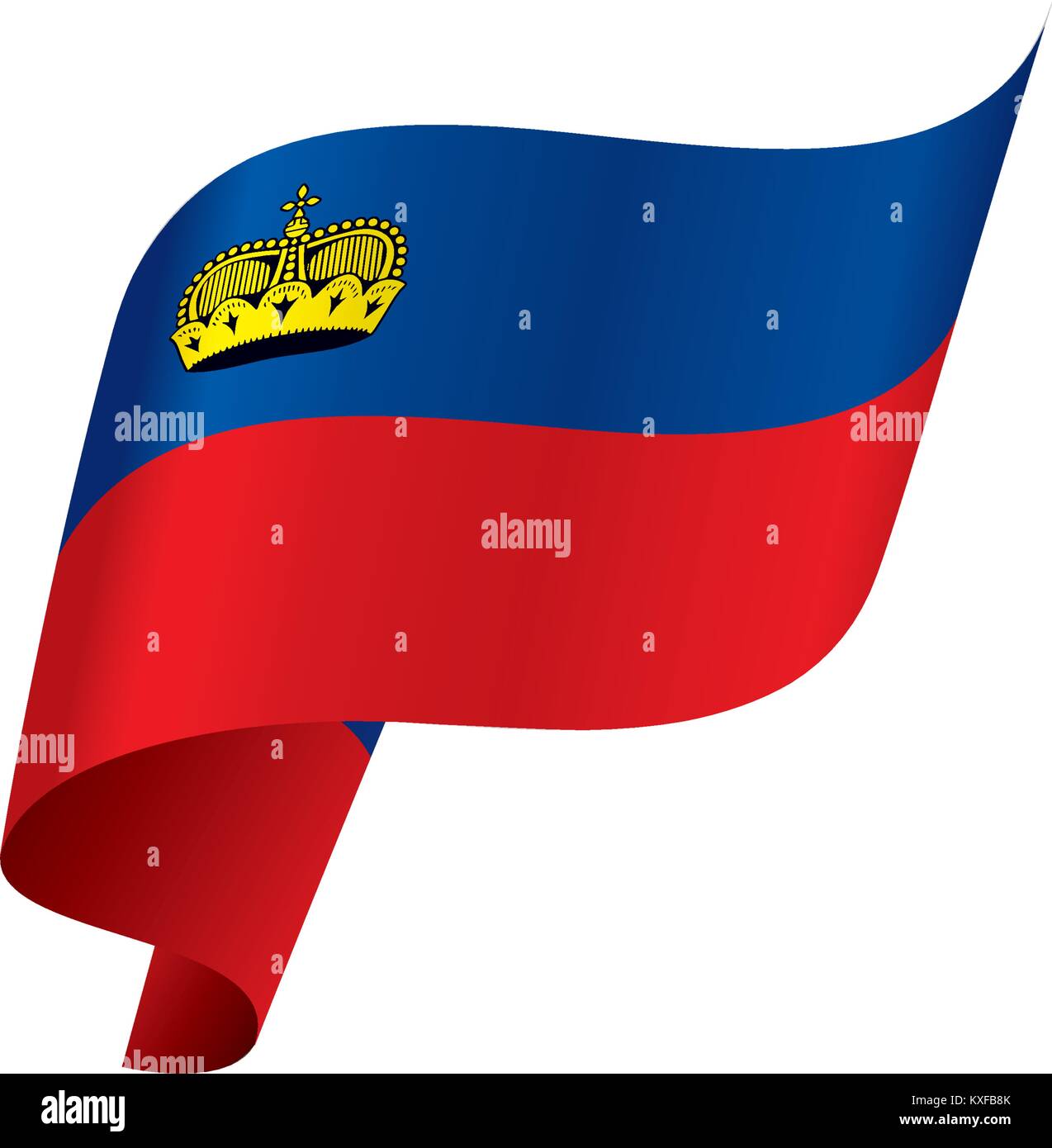 liechtenstein flag, vector illustration Stock Vector Image & Art - Alamy
