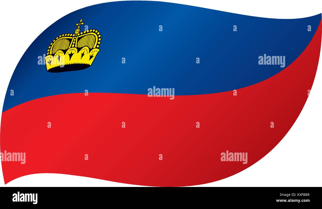 liechtenstein flag, vector illustration Stock Vector Image & Art - Alamy