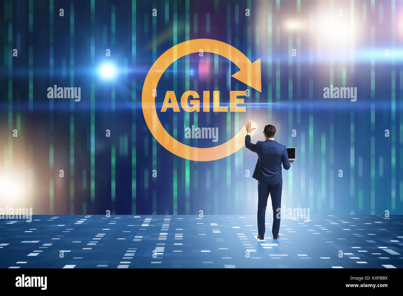 Concept of agile software development Stock Photo - Alamy