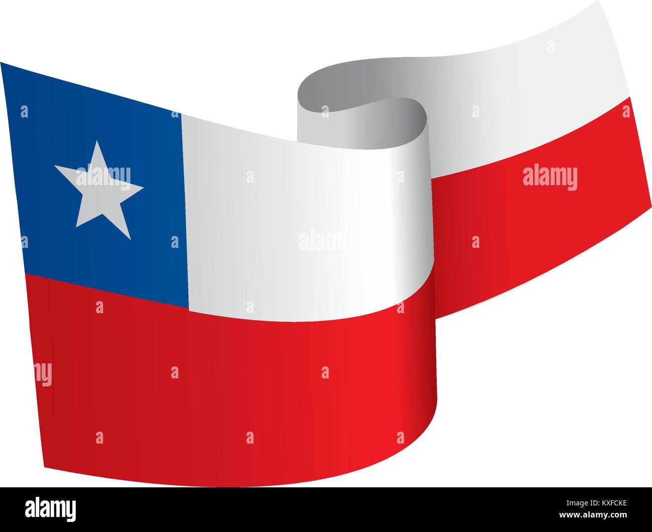 Chile flag, vector illustration Stock Vector Image & Art - Alamy