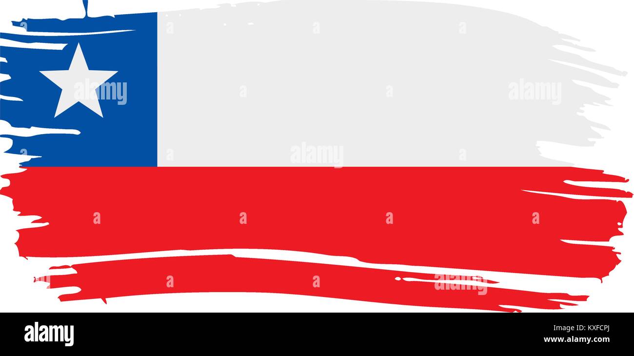 Chile flag, vector illustration Stock Vector Image & Art - Alamy
